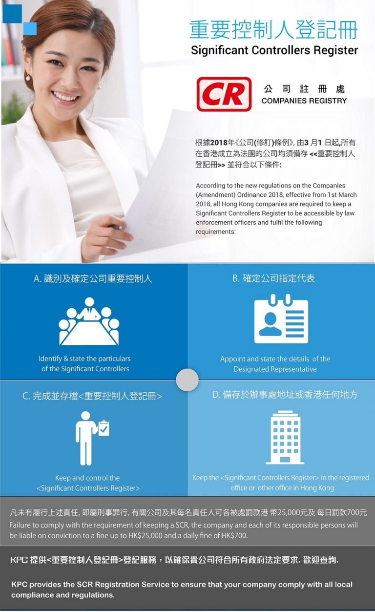 重要控制人登記冊 Significant Controllers Register – Blog@KPC Business Centre